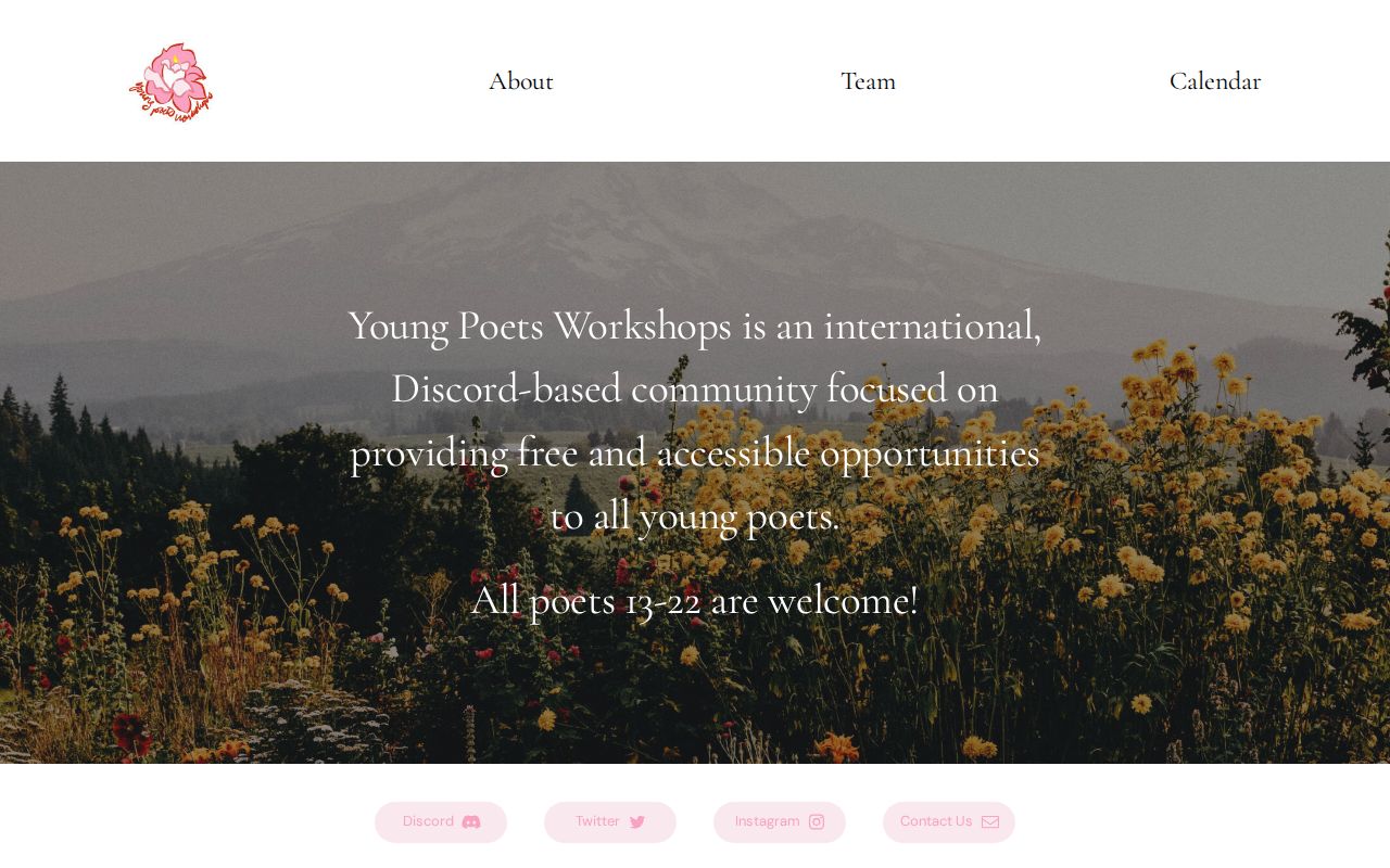 Young Poets Workshops